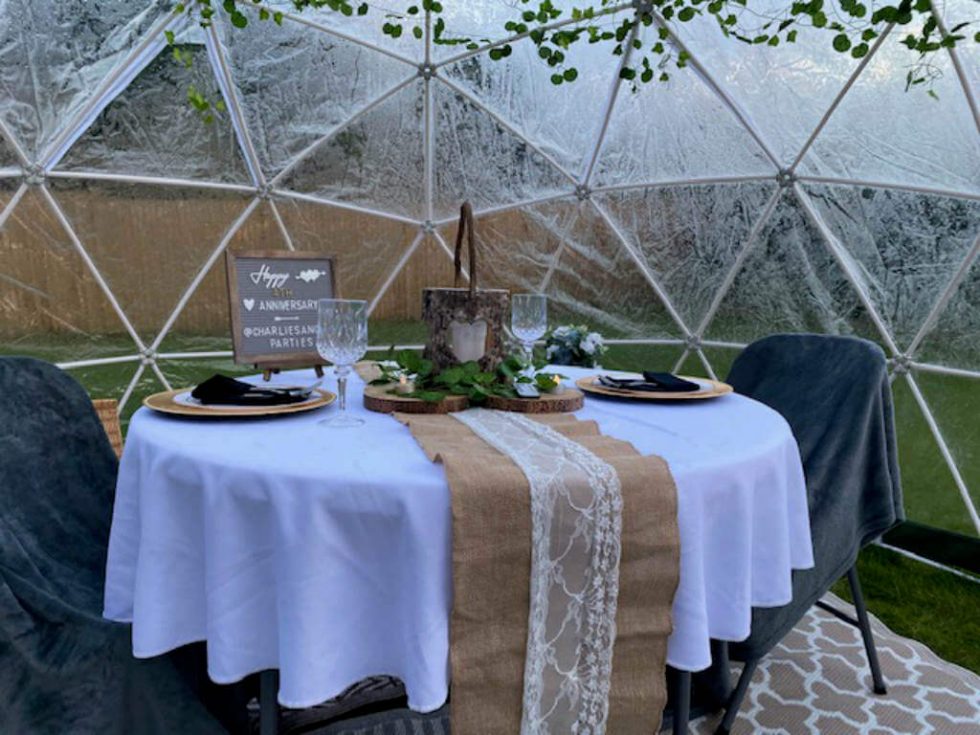 Igloo Pods Hire | Igloo Pods Near Me | Garden Dining