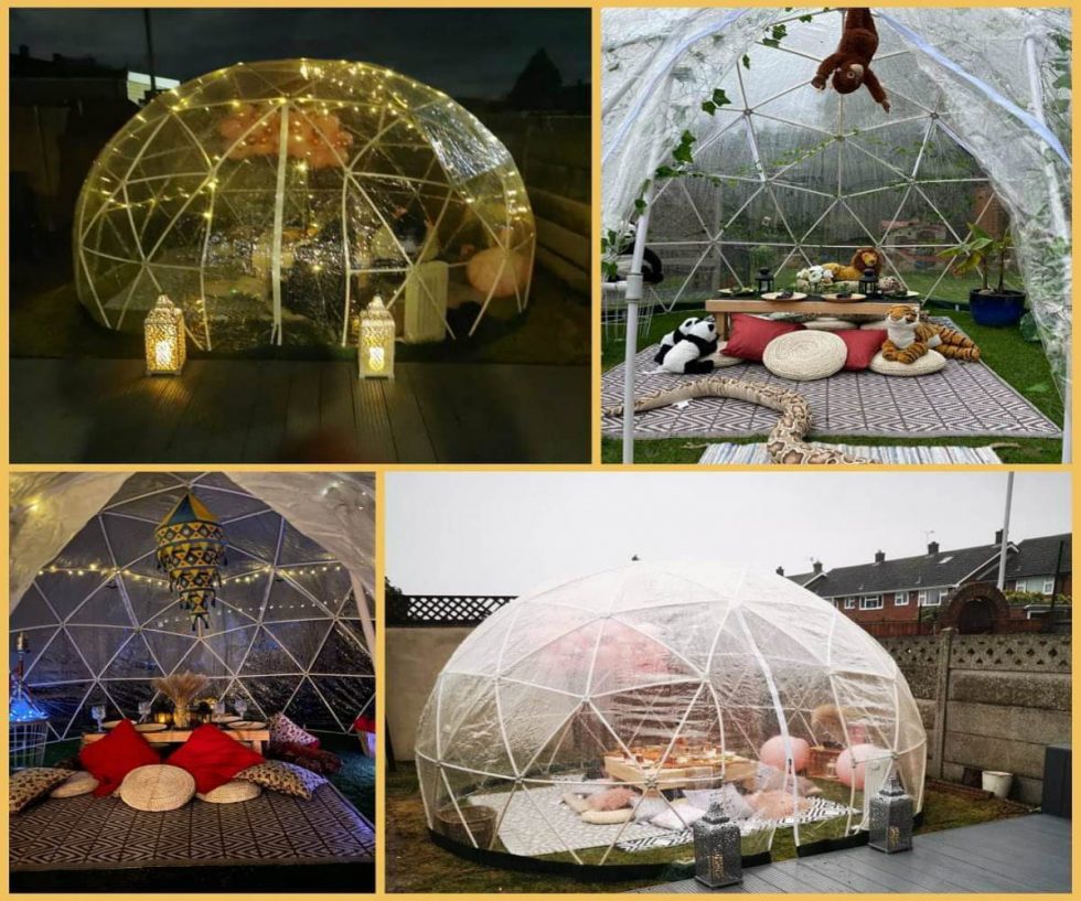 Igloo Pods Hire | Igloo Pods Near Me | Garden Dining